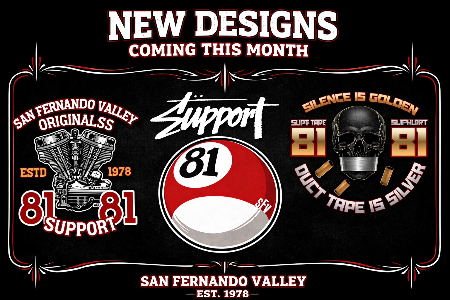THE BIG RED MACHINE SFV – HAMC SFV Support Gear